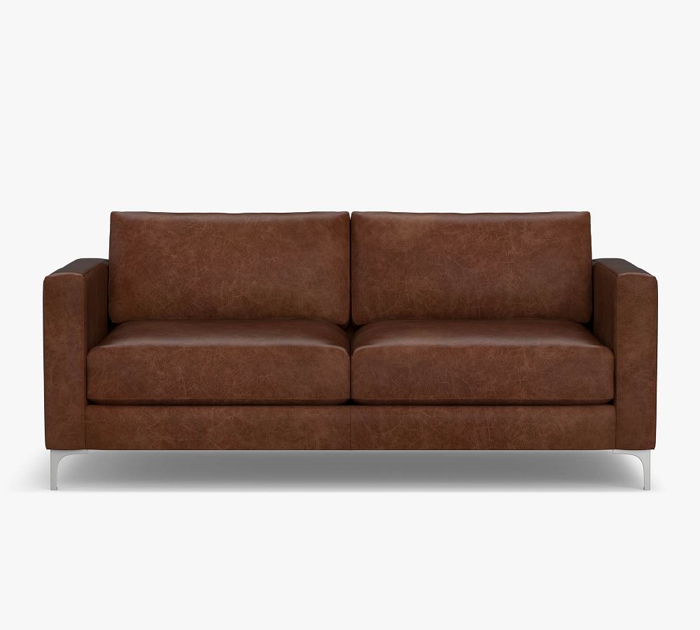 Jake Leather Sofa | Pottery Barn