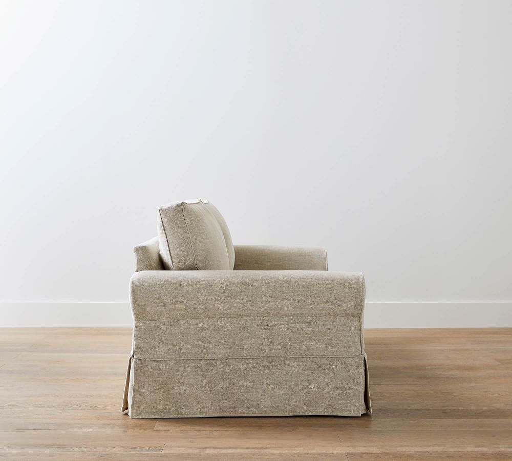 PB Comfort Roll Arm Slipcovered Sofa | Pottery Barn