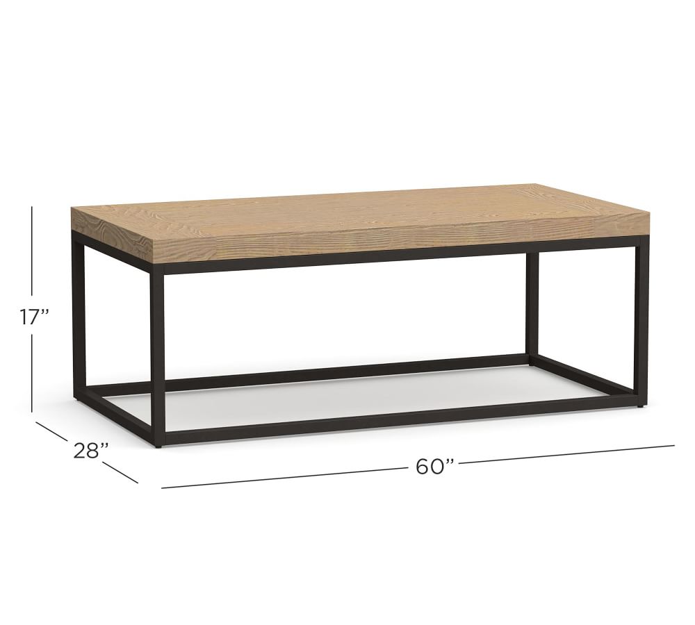 Malcolm Indoor/Outdoor 48" Rectangular Coffee Table | Pottery Barn