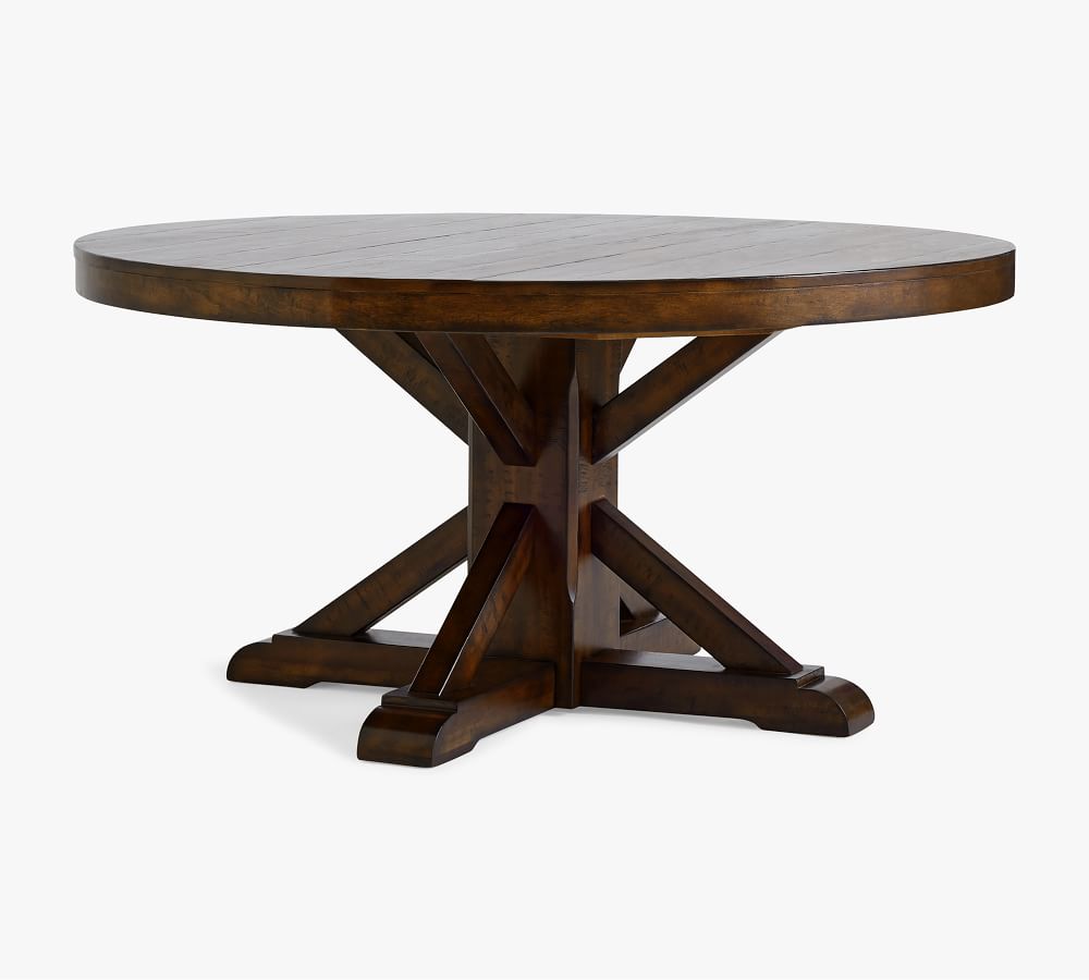 Benchwright Round Pedestal Dining Table | Pottery Barn