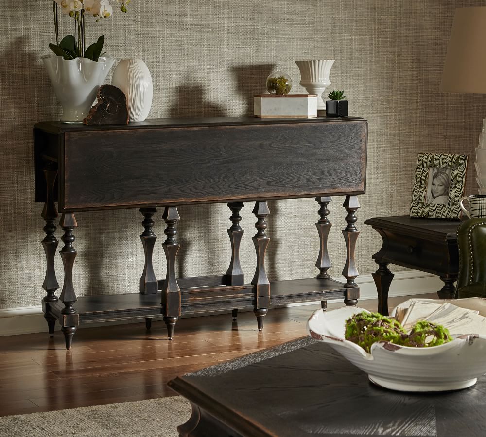 Juliaetta Convertible Console Dining Table | Pottery Barn