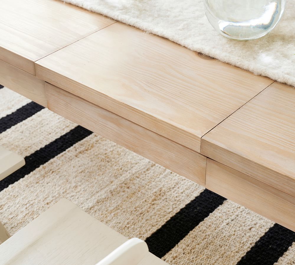 Folsom Storage Extending Dining Table | Pottery Barn