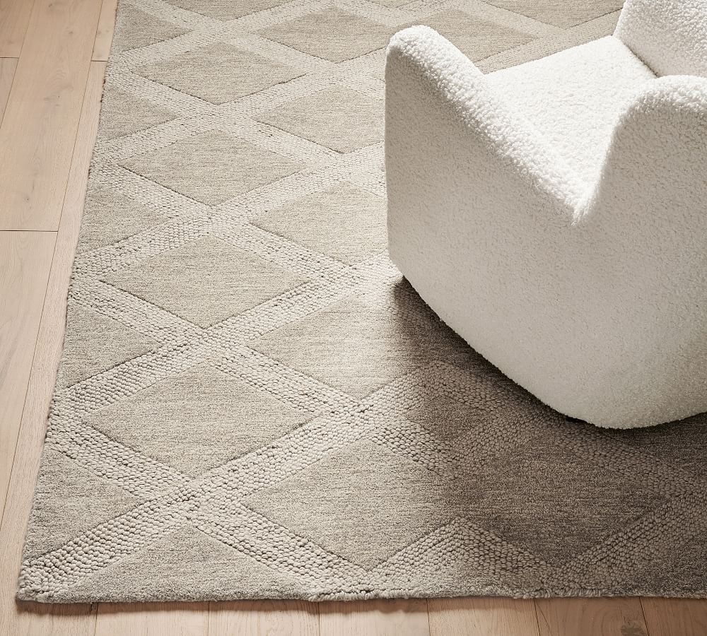 Chase Textured Hand-Tufted Wool Rug | Pottery Barn