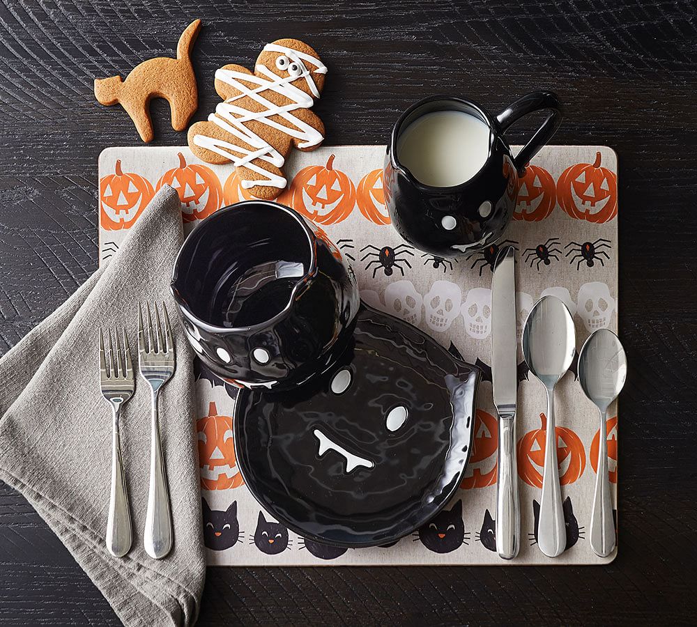 Small Bat Plate | Pottery Barn