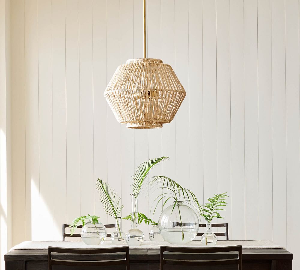 Abaca Woven Pendant | Pottery Barn
