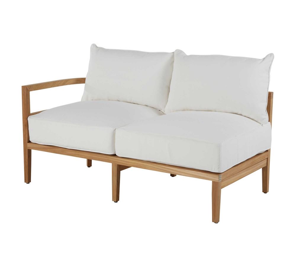 Oxeia FSC® Teak Loveseat | Pottery Barn