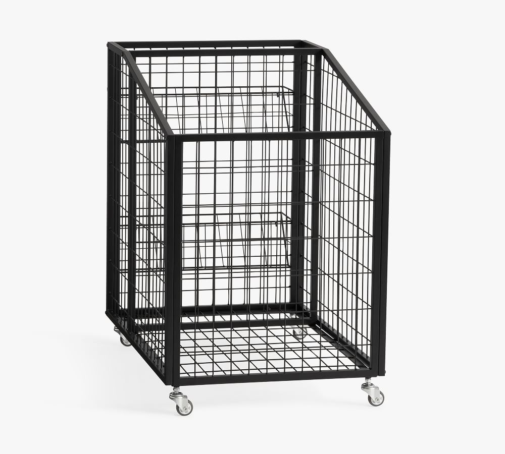 Industrial Metal Gear Storage Cart | Pottery Barn