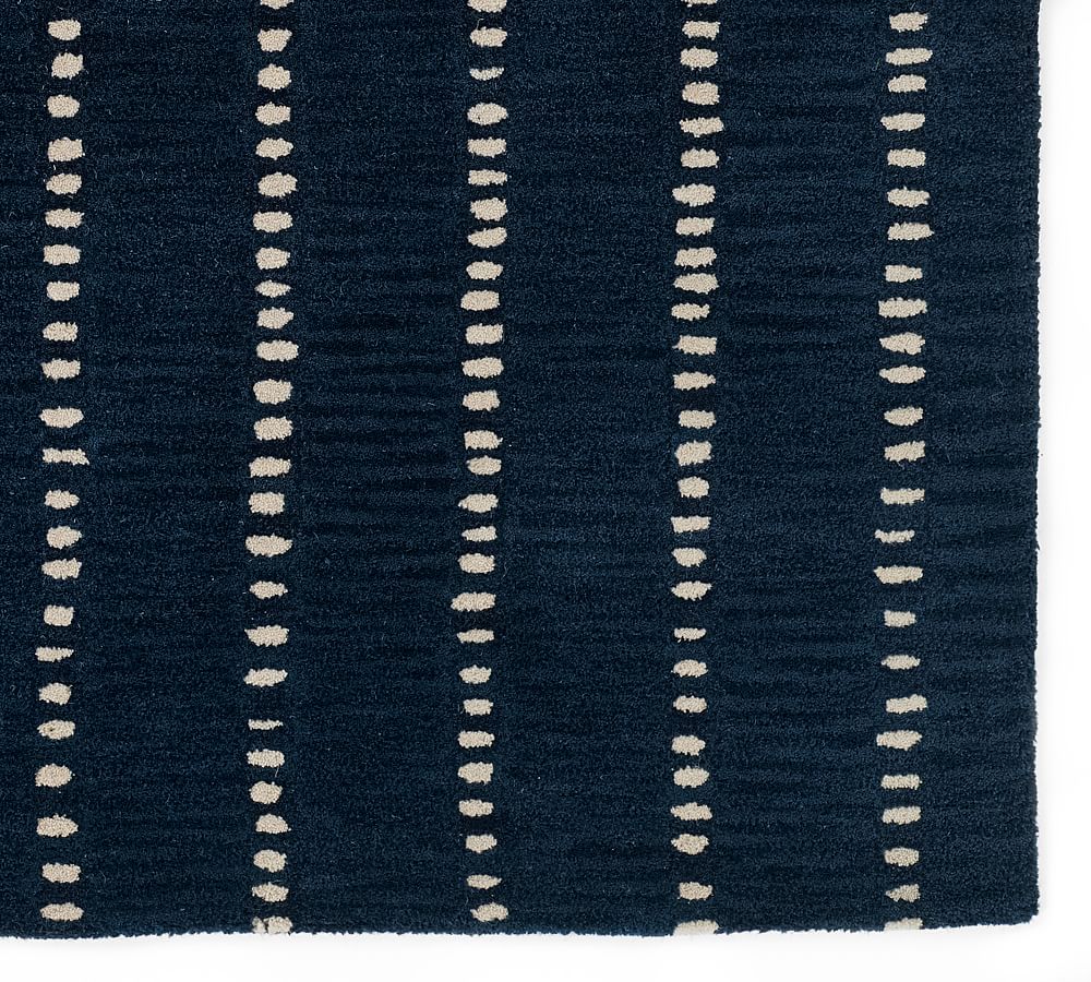 Okafor Hand-Tufted Wool Striped Rug | Pottery Barn