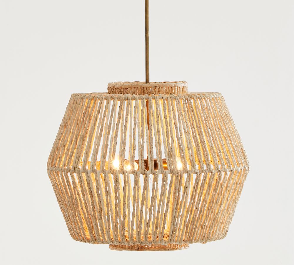 Abaca Woven Pendant | Pottery Barn