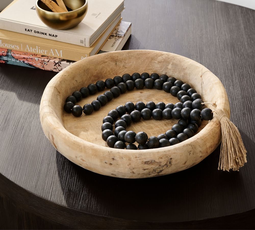 Pottery Barn Wooden Bowl