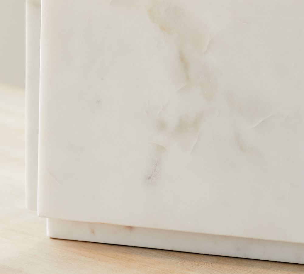 Amara Marble Rectangular Table Lamp | Pottery Barn