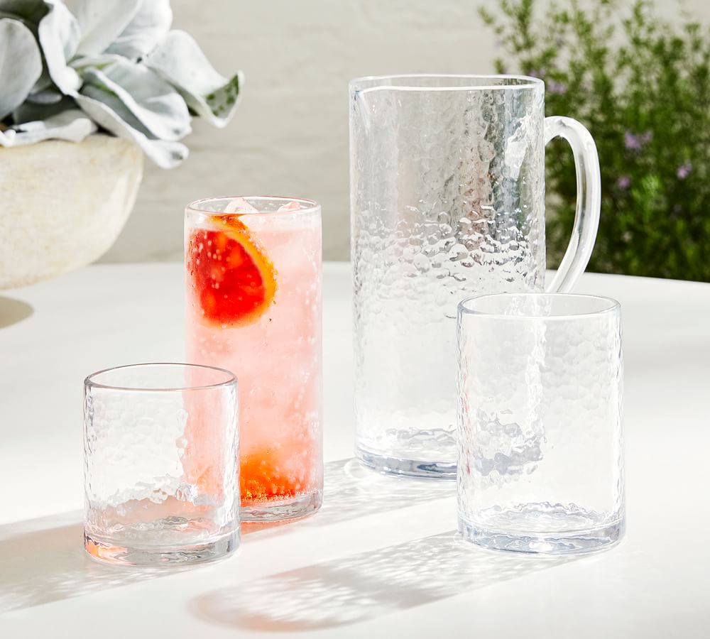 Hammered Outdoor Drinkware Collection | Pottery Barn