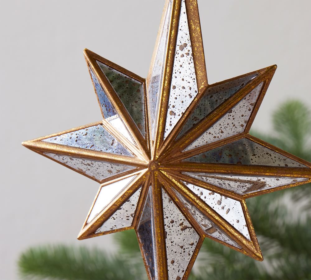 Mirrored Gold Star Ornament | Pottery Barn
