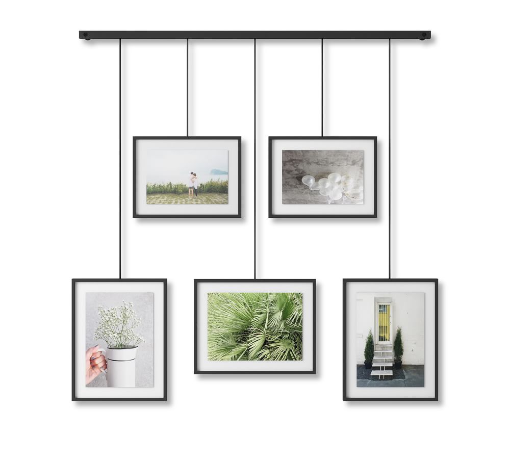 Hanging White Gallery Frames, Set of 5 | Pottery Barn