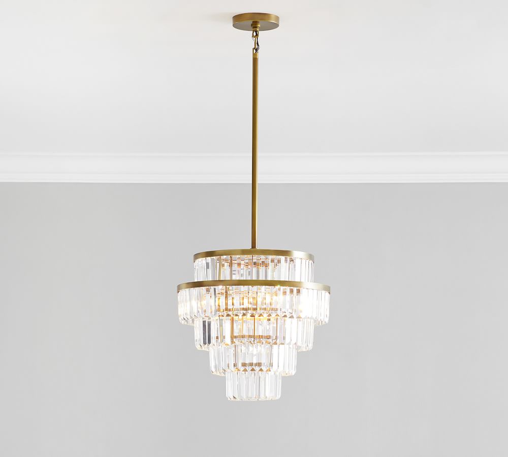Gemma Crystal Round Chandelier | Pottery Barn