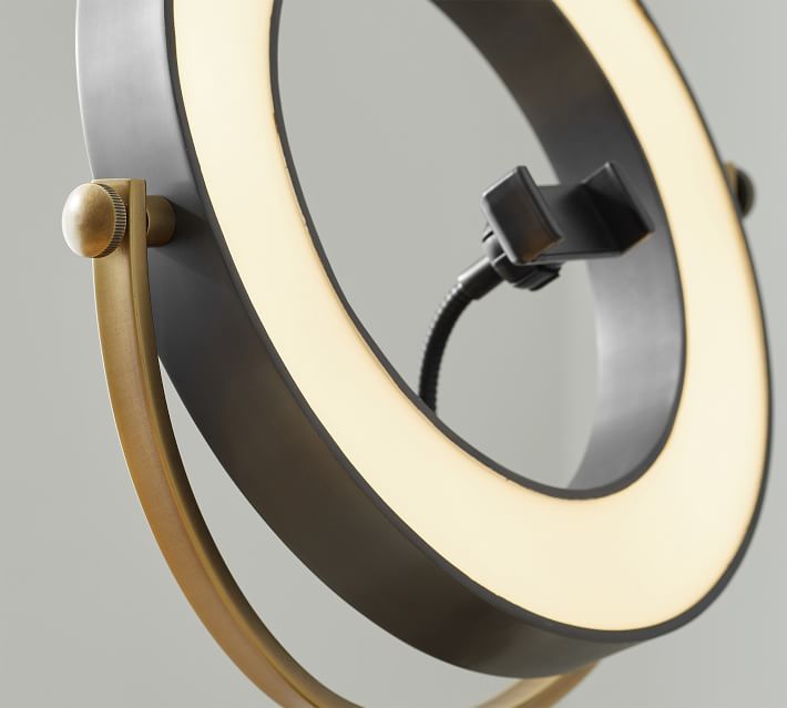 Reese iLED Ring Light Task Table Lamp | Pottery Barn
