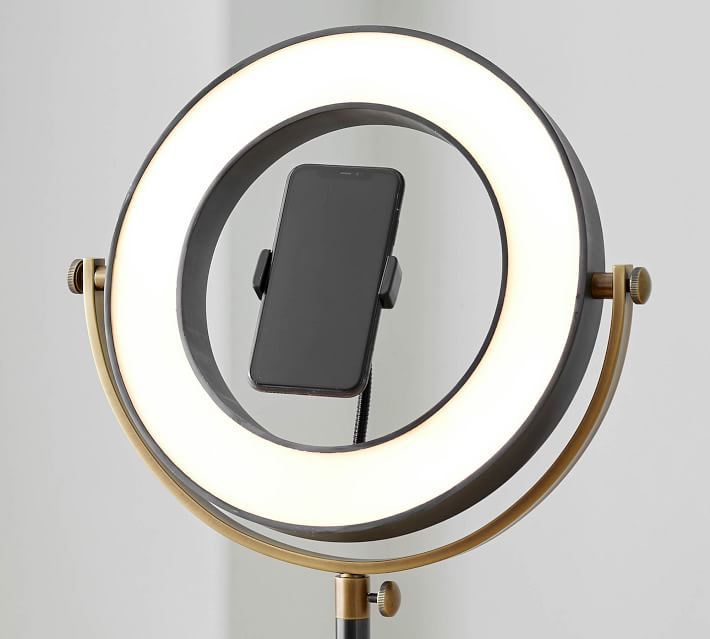 Reese iLED Ring Light Task Table Lamp | Pottery Barn