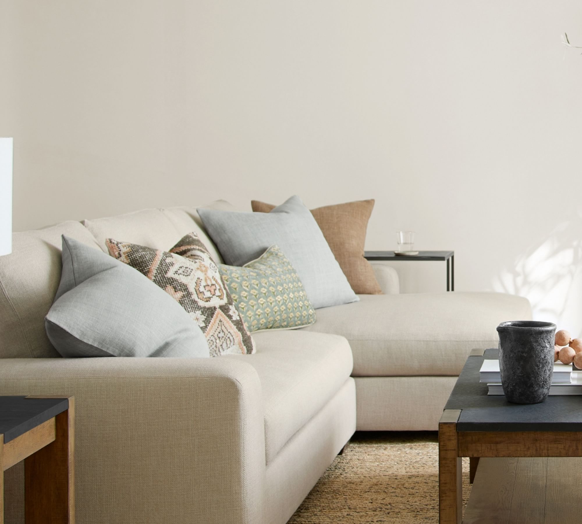 Shay Woven Leather Accent Chair | Pottery Barn