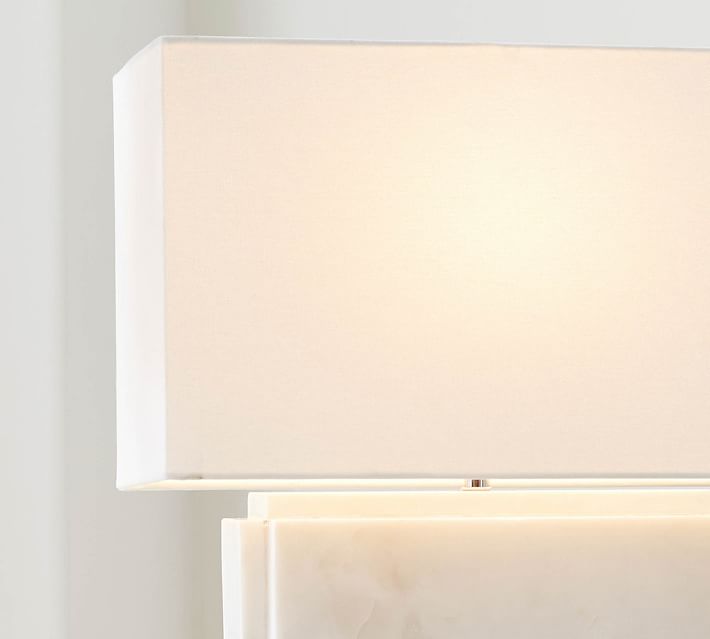 Amara Marble Rectangular Table Lamp | Pottery Barn
