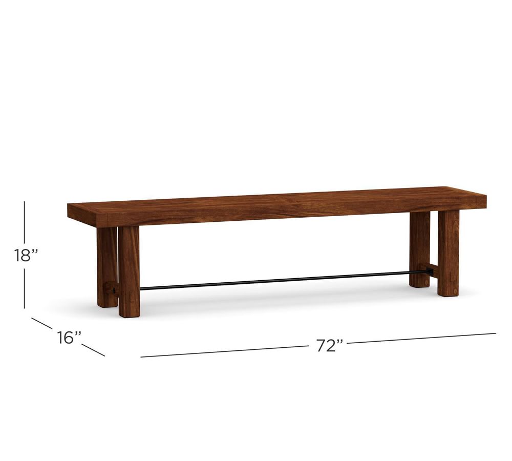 Abbott FSC® Acacia Dining Bench | Pottery Barn