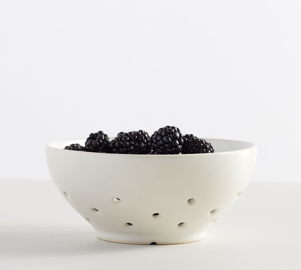 Mason Stoneware Berry Colander | Pottery Barn