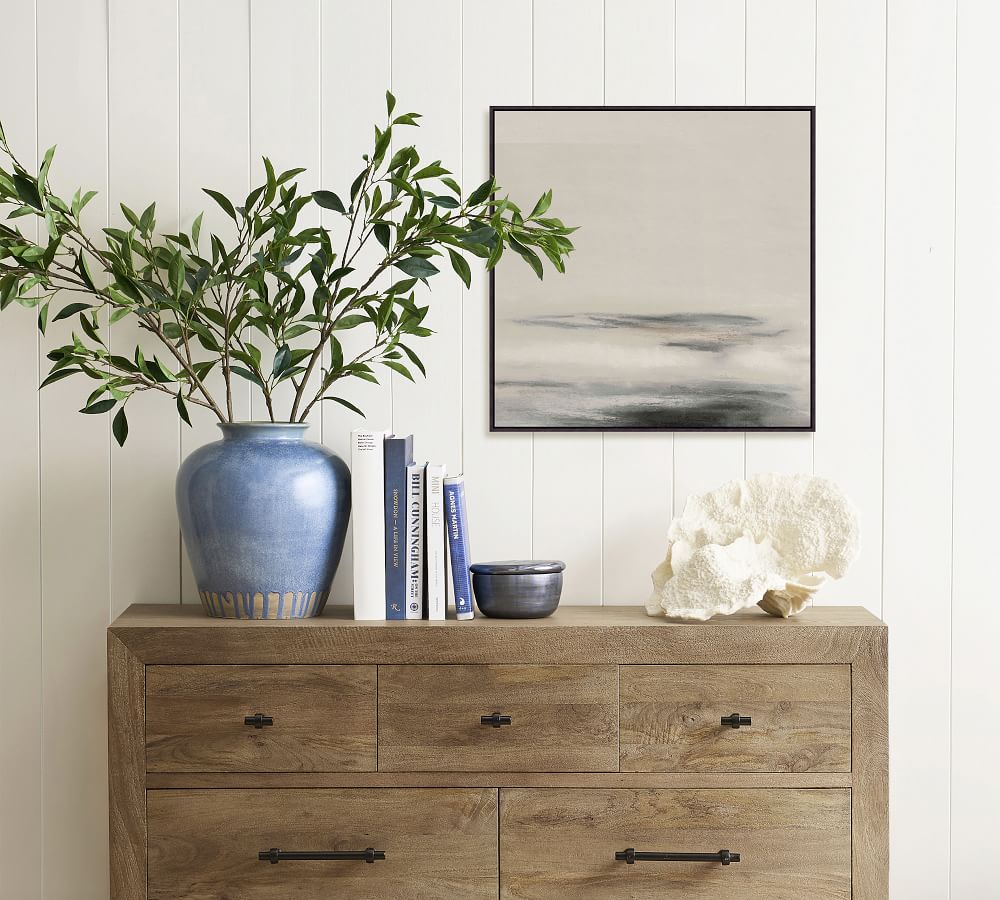 Coastal Sands Framed Canvas | Pottery Barn