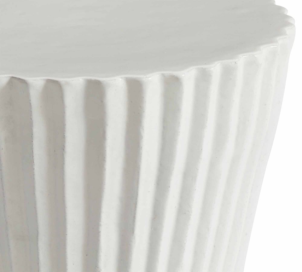 Fluted 14" Side Table | Pottery Barn