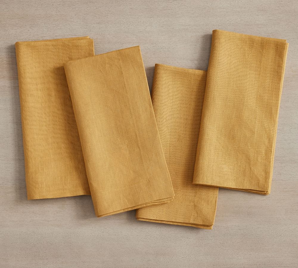 Mason Oversized Linen Napkin | Pottery Barn