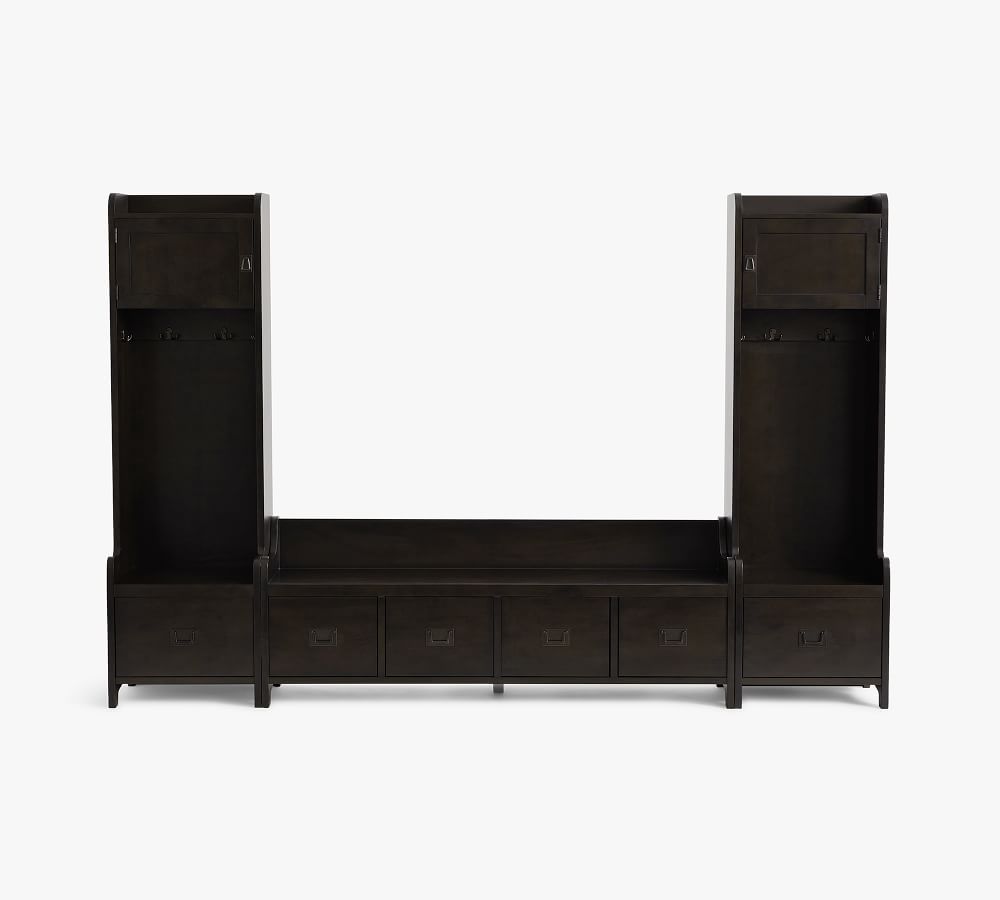 Wade 3-Piece Hall Tree & Entryway Bench Set | Pottery Barn