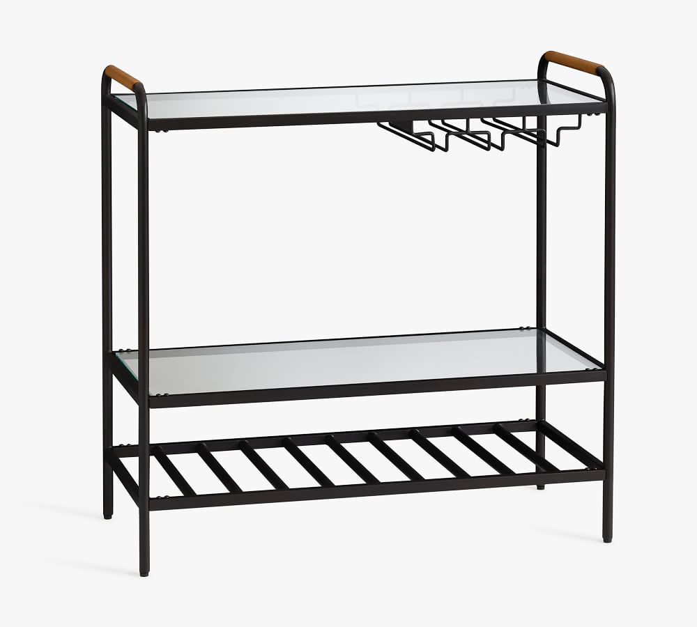 Hugo 35" Metal Bar Console | Pottery Barn