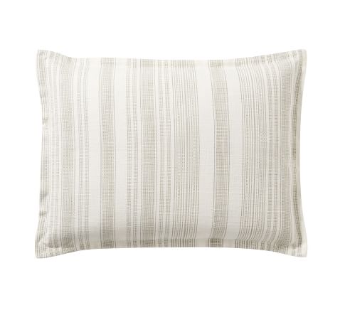 Hawthorn Striped Cotton Duvet Cover | Pottery Barn