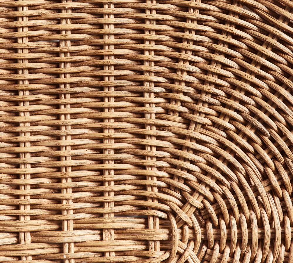Handwoven Wicker Oval Charger Plate | Pottery Barn