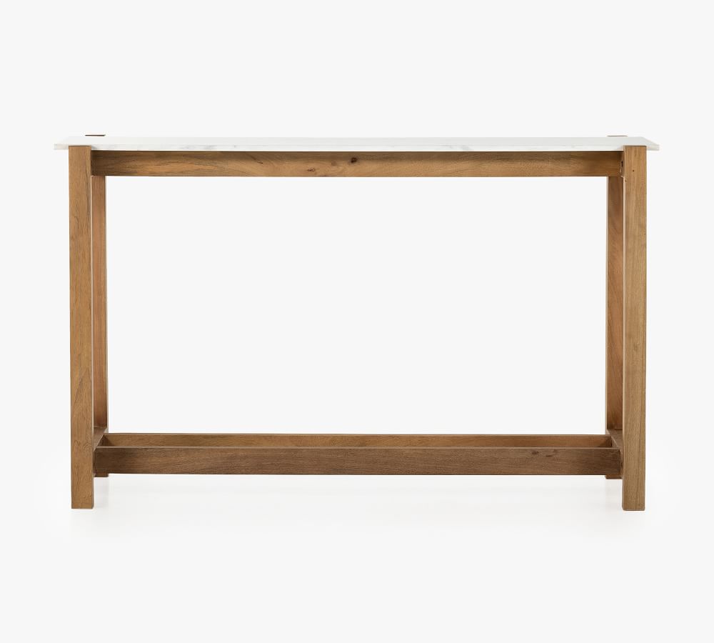 Andy Marble Rectangular Bar Height Dining Table | Pottery Barn