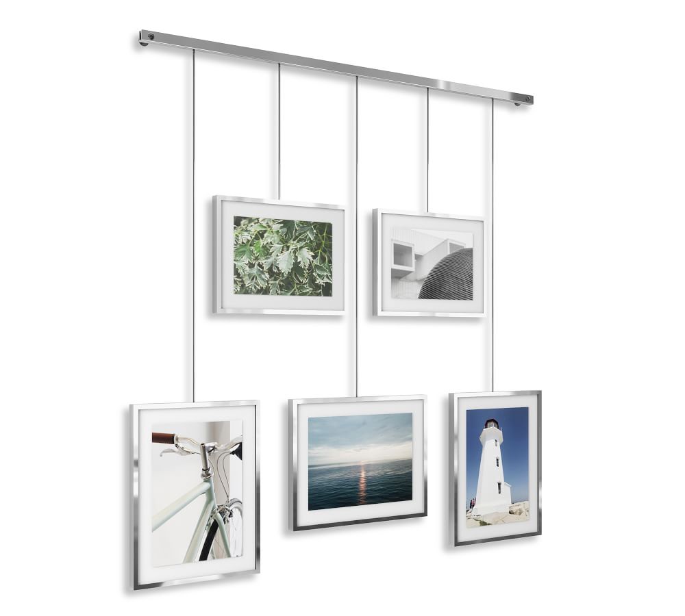 Hanging White Gallery Frames, Set of 5 | Pottery Barn