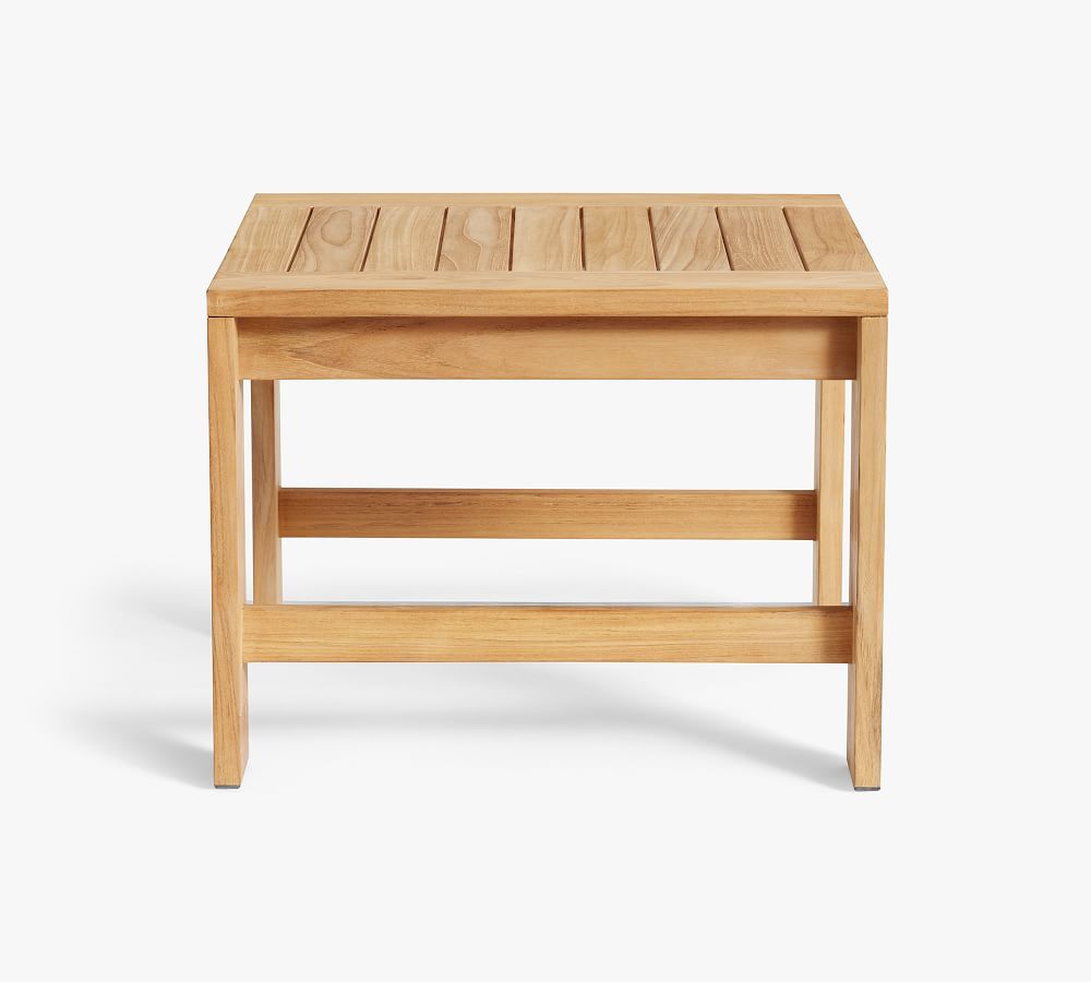 Malibu 24" FSC® Teak Side Table | Pottery Barn
