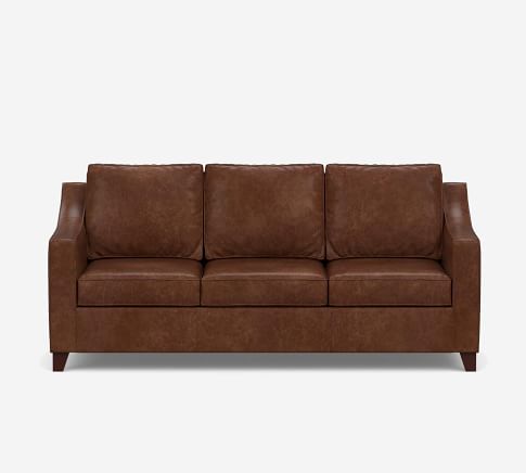 Cameron Slope Arm Upholstered Side Sleeper Sofa Bed | Pottery Barn