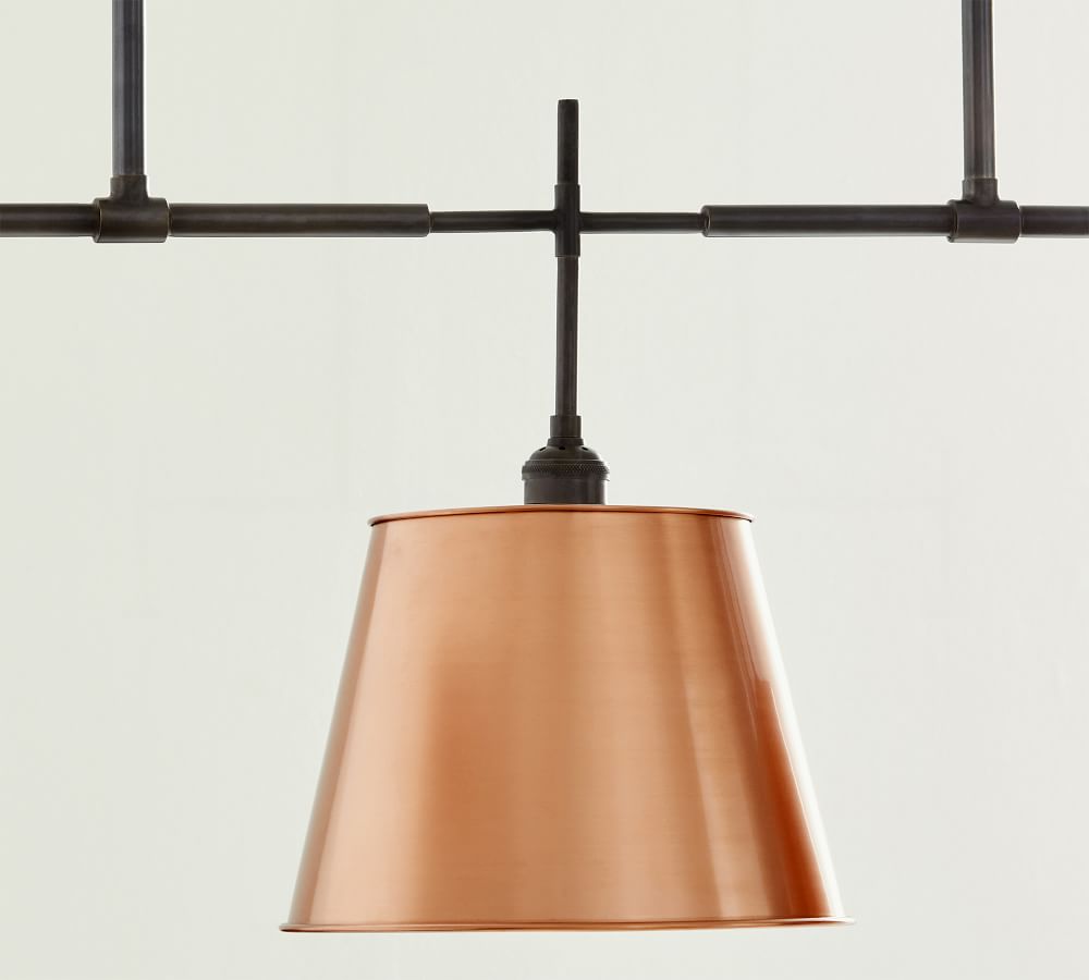 Tapered Metal Linear Chandelier | Pottery Barn