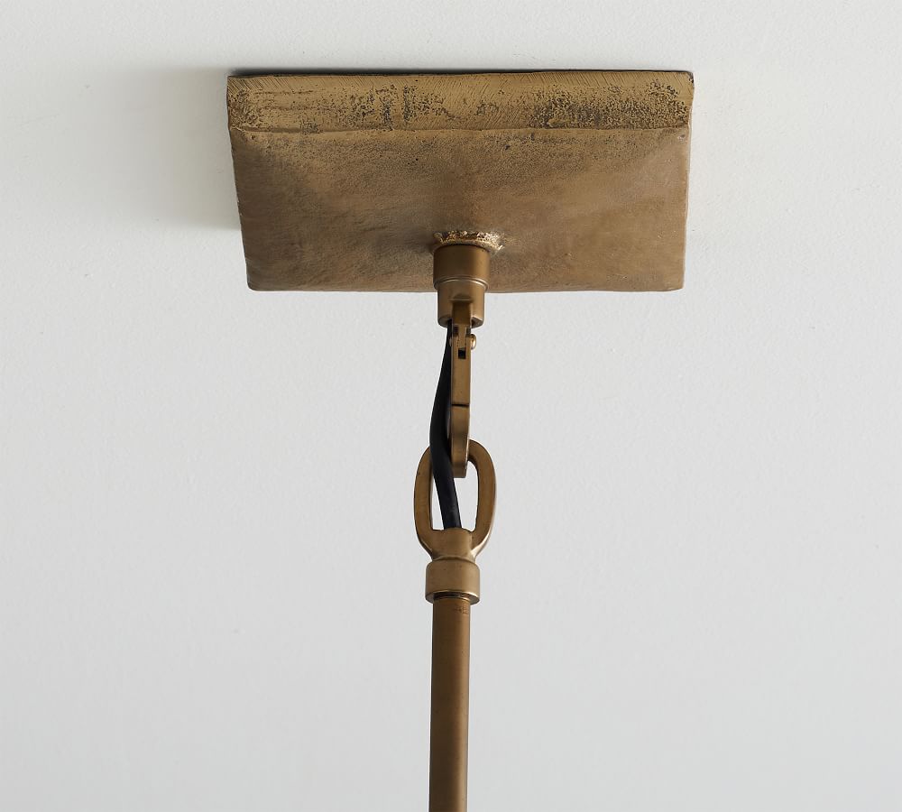 Fallon Forged-Iron Pendant | Pottery Barn