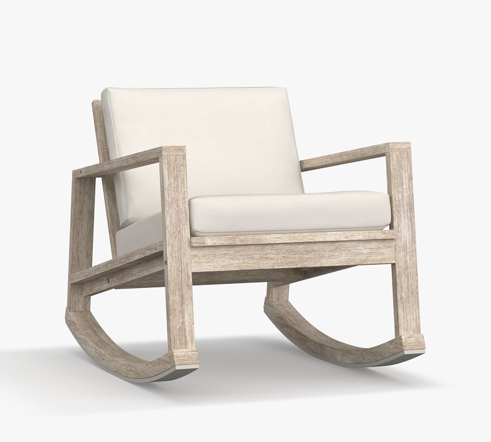 Indio FSC® Eucalyptus Rocking Lounge Chair | Pottery Barn
