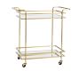 Skylar 29" Metal Bar Cart | Pottery Barn