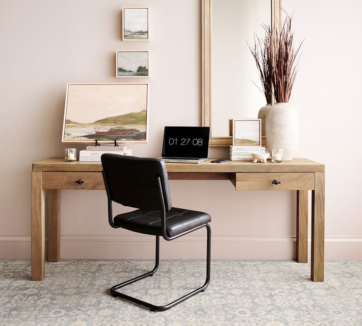 Oakleigh 76" Console Desk with Drawers | Pottery Barn