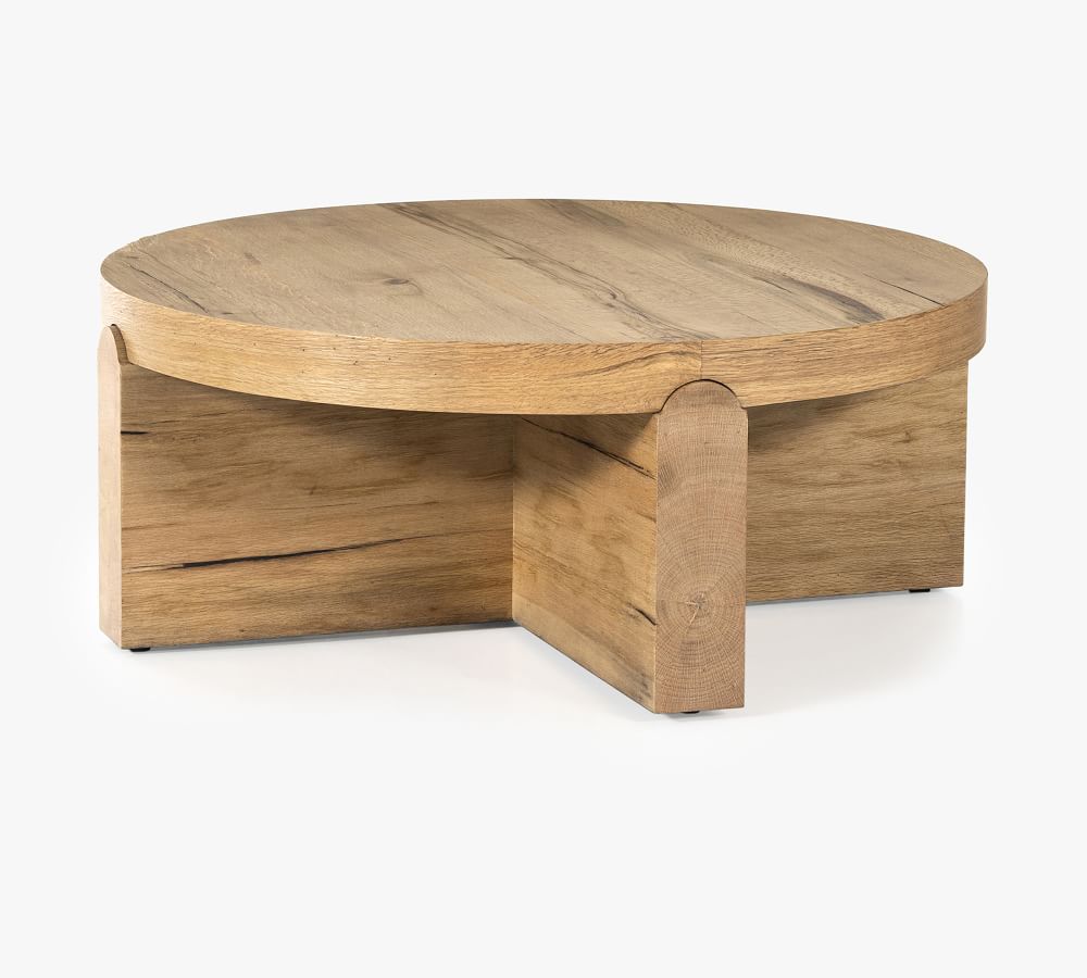 Rocky 40" Round Coffee Table | Pottery Barn
