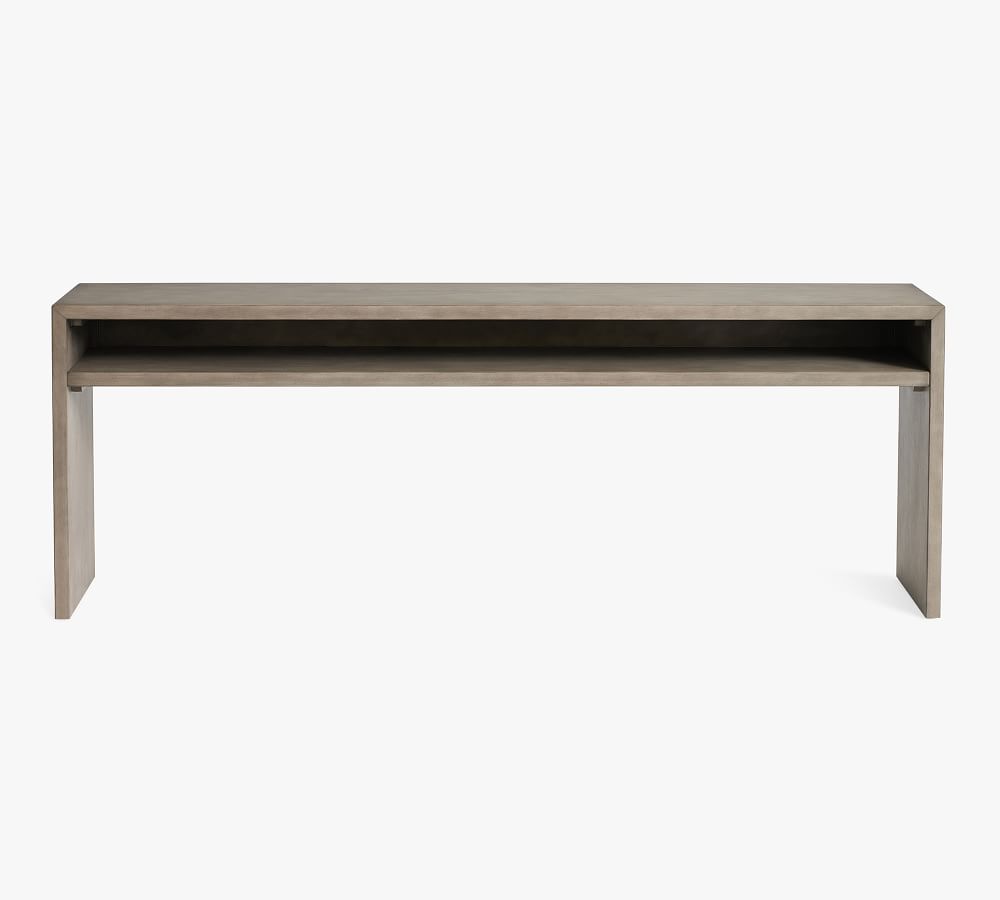 Byron 84" Waterfall Console Table | Pottery Barn