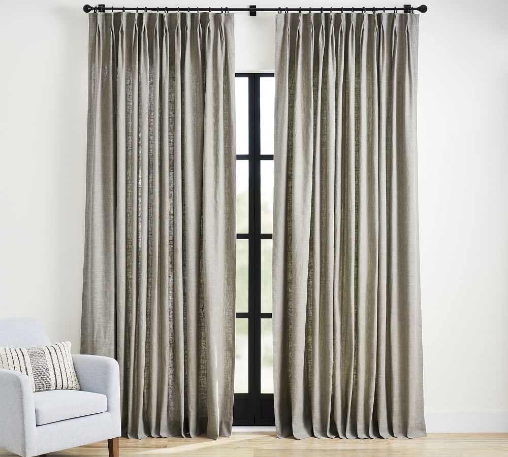Pottery Barn Emery Linen Curtains