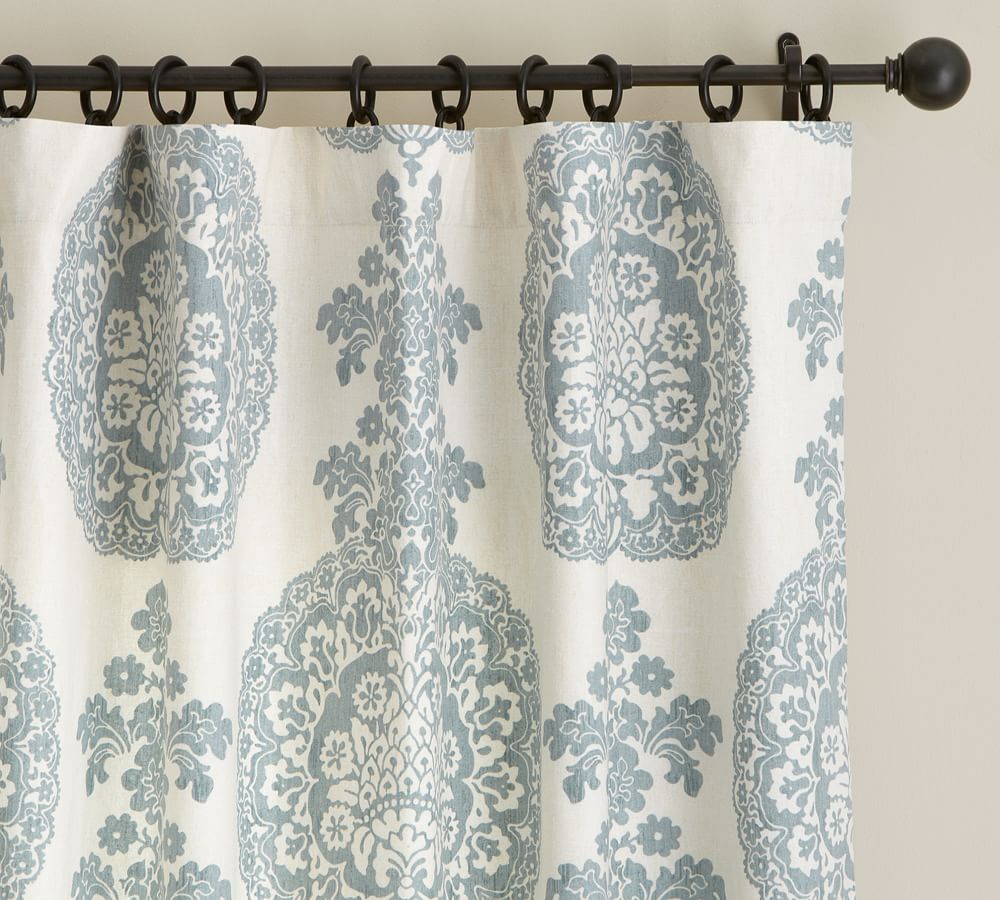 Lucianna Medallion Curtain | Pottery Barn