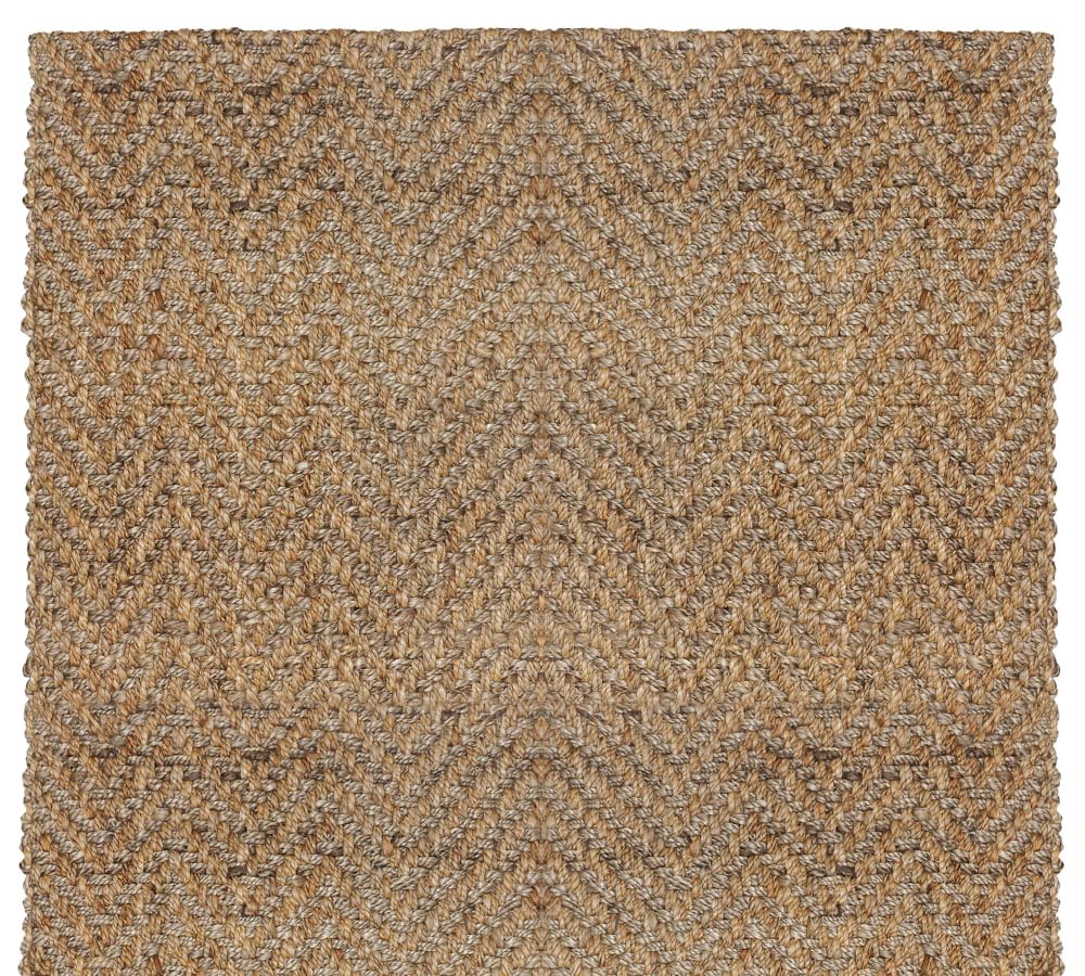 Benton Herringbone Jute Rug | Pottery Barn