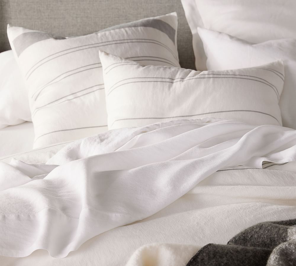 Belgian Flax Linen Sheet Set | Pottery Barn