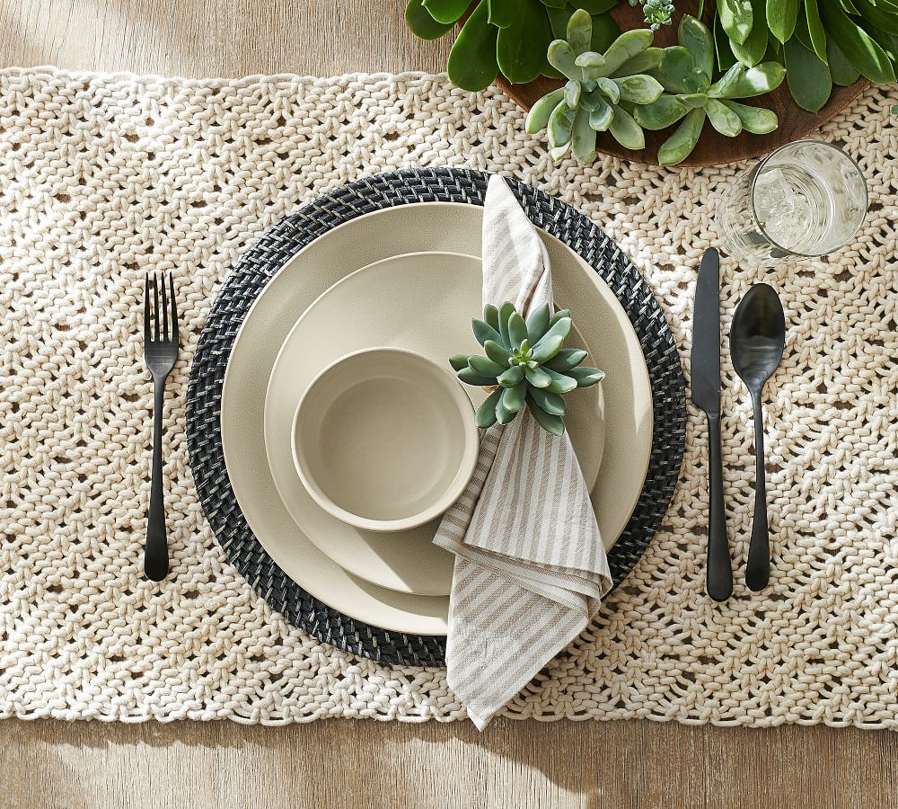 Mason Stoneware Dinner Plates | Pottery Barn