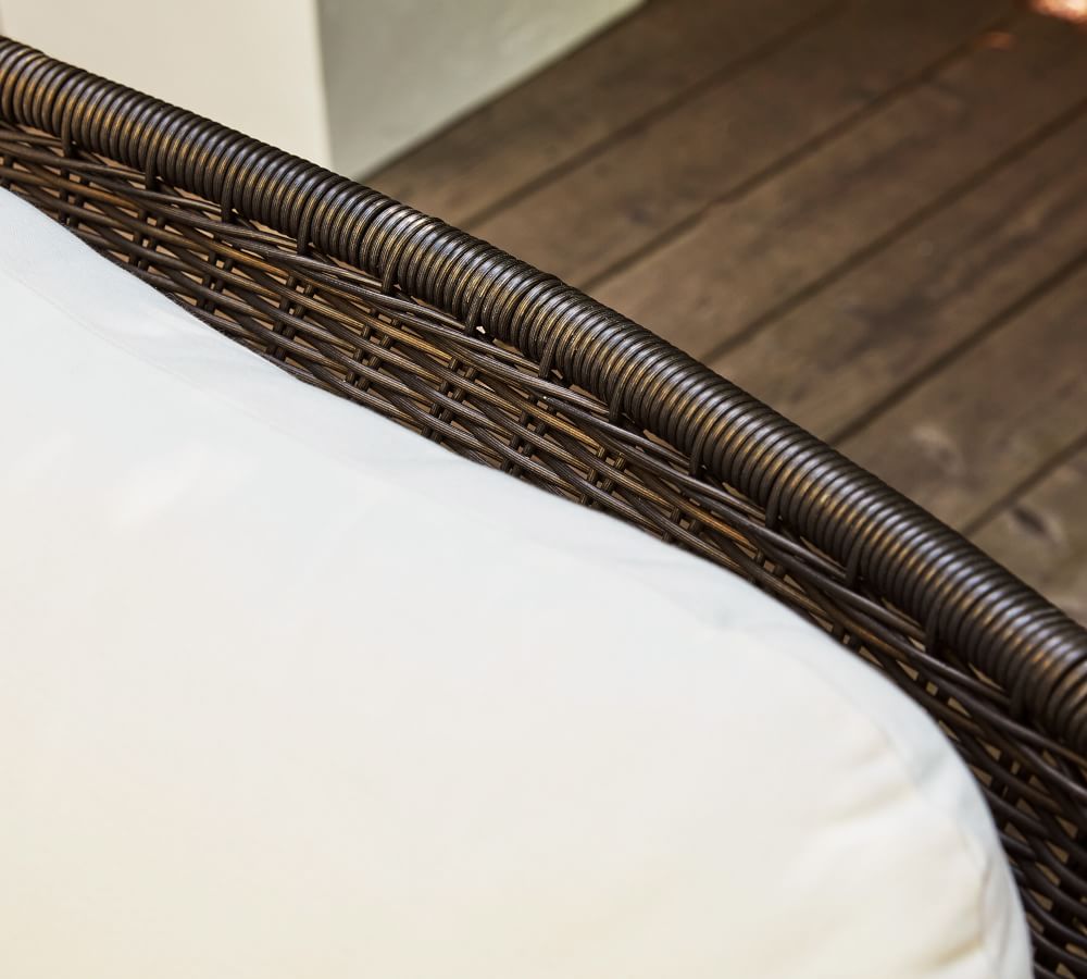 Tulum All-Weather Wicker 24.5" Patio Lounge Chair | Pottery Barn