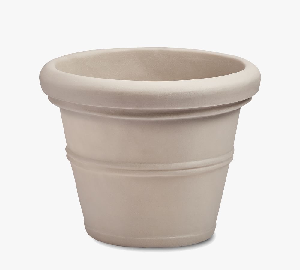 Traditional Rolled Lightweight Planter | Pottery Barn
